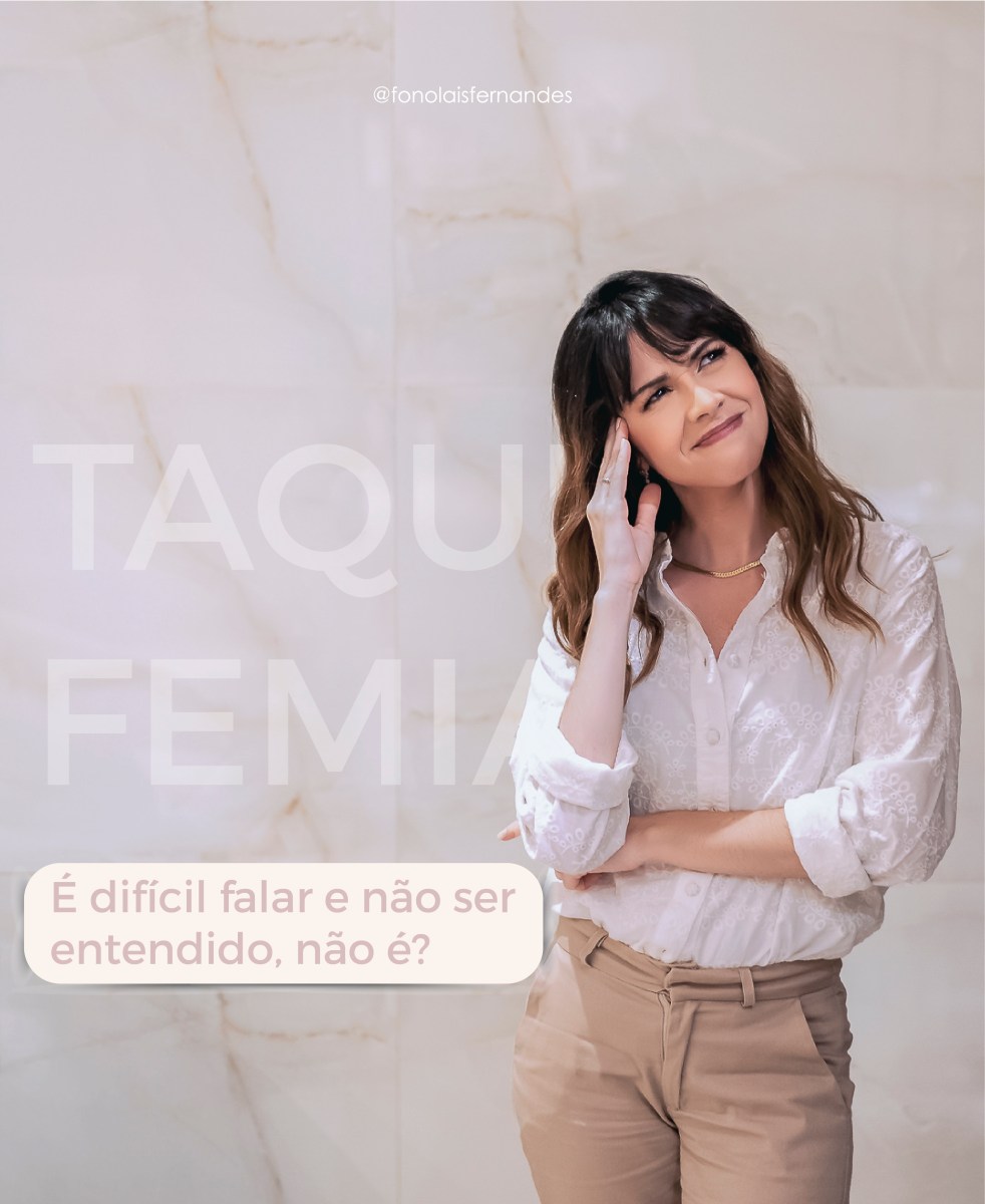 Taquifemia – é difícil falar e não ser entendido? – Lais Fernandes ...